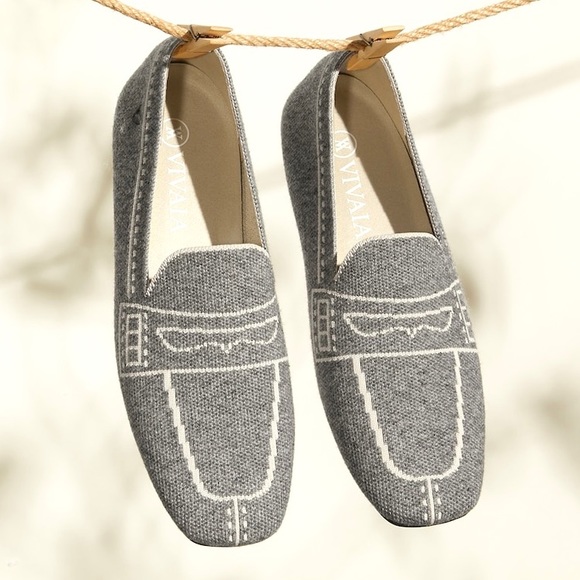 Vivaia | Shoes | New Vivaia Collection Knit Flats | Poshmark